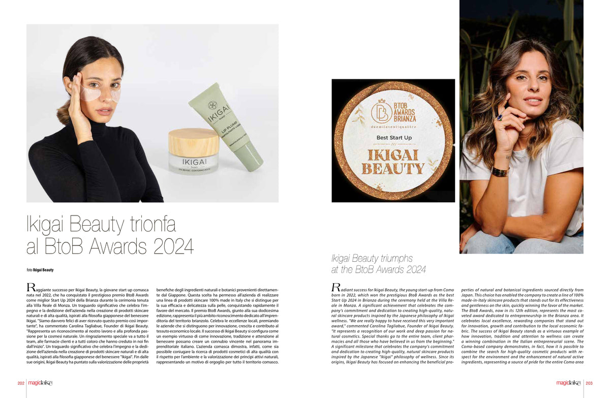 Magic Lake Como - Ikigai Beauty trionfa ai BtoB Awards 2024– Ikigaibeauty